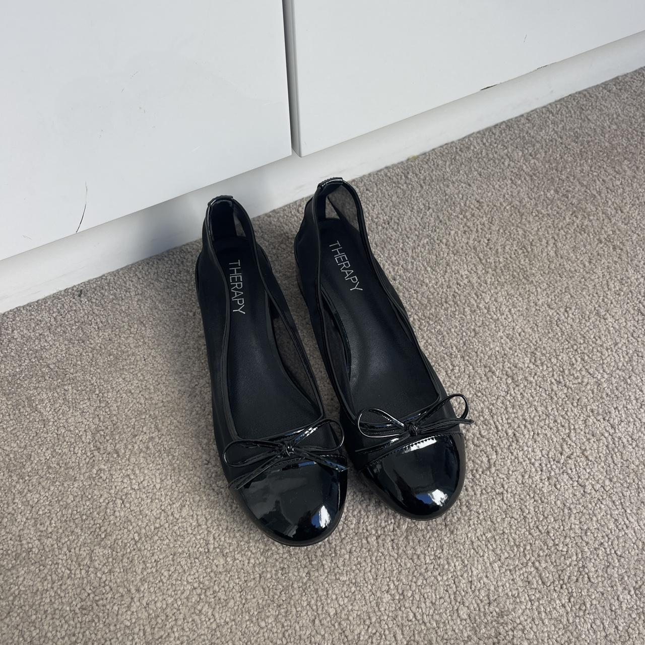 sheer ballet shoes brand: therapy brand new -... - Depop