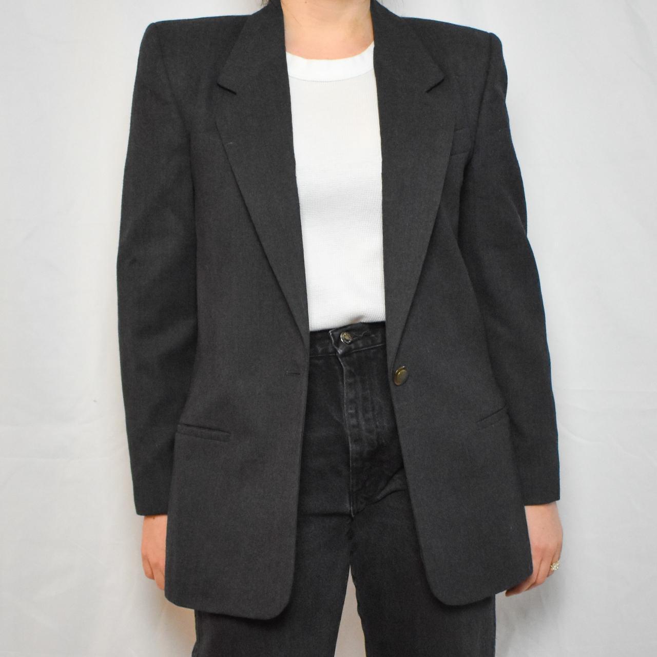 Talbots Vintage Grey Wool Suit Set This vintage... - Depop