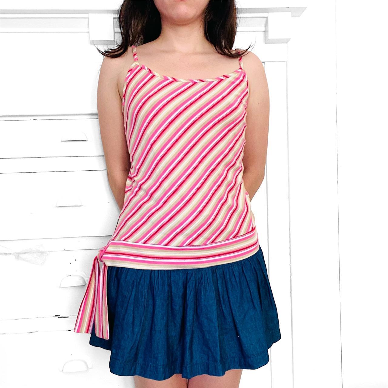 2000’s Summery Tie-up Top Brand: Anchor Blue Made in... | Depop