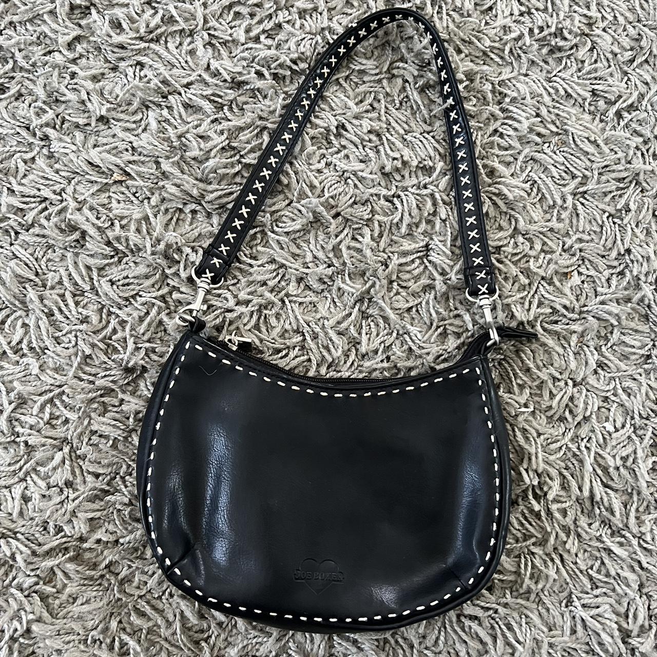 Joe Boxer Women's Black and White Bag | Depop