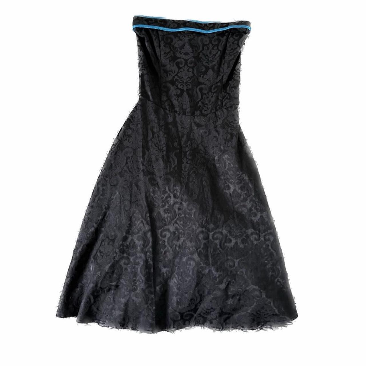 super cute girls strapless dress with fun floral... - Depop