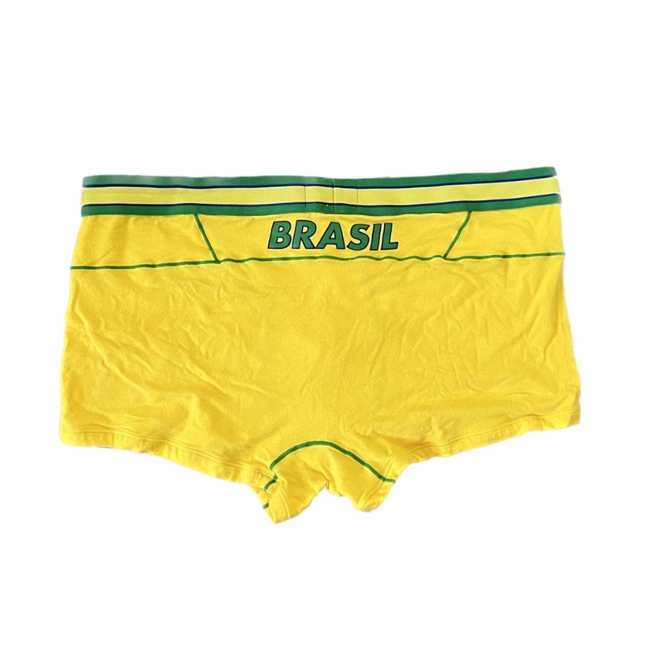 mens Calvin kelin BRASIL Brazil yellow and green... - Depop