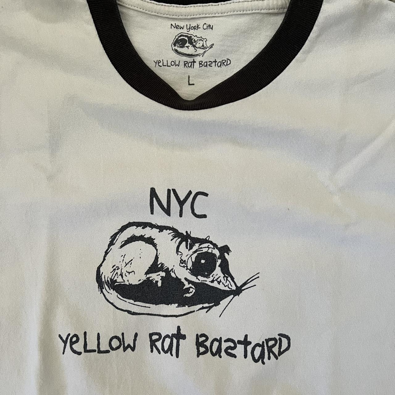 mens nyc yellow rat bastard t shirt fun graphic t... - Depop