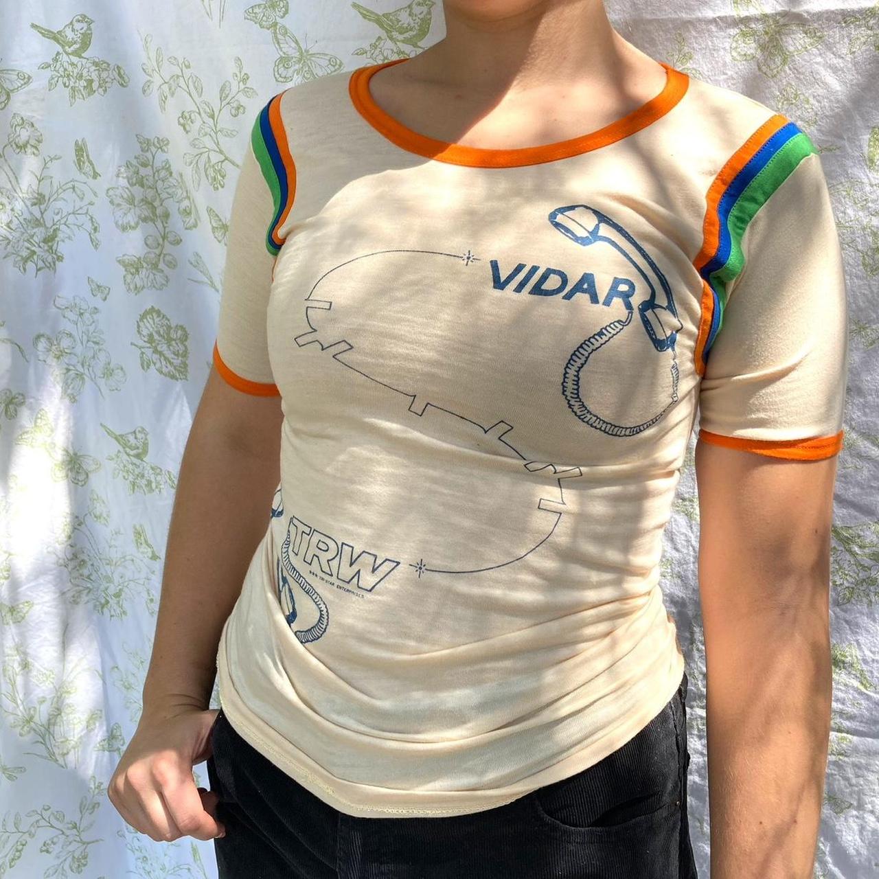 VINTAGE authentic 1975 era ringer tee Super cool... | Depop