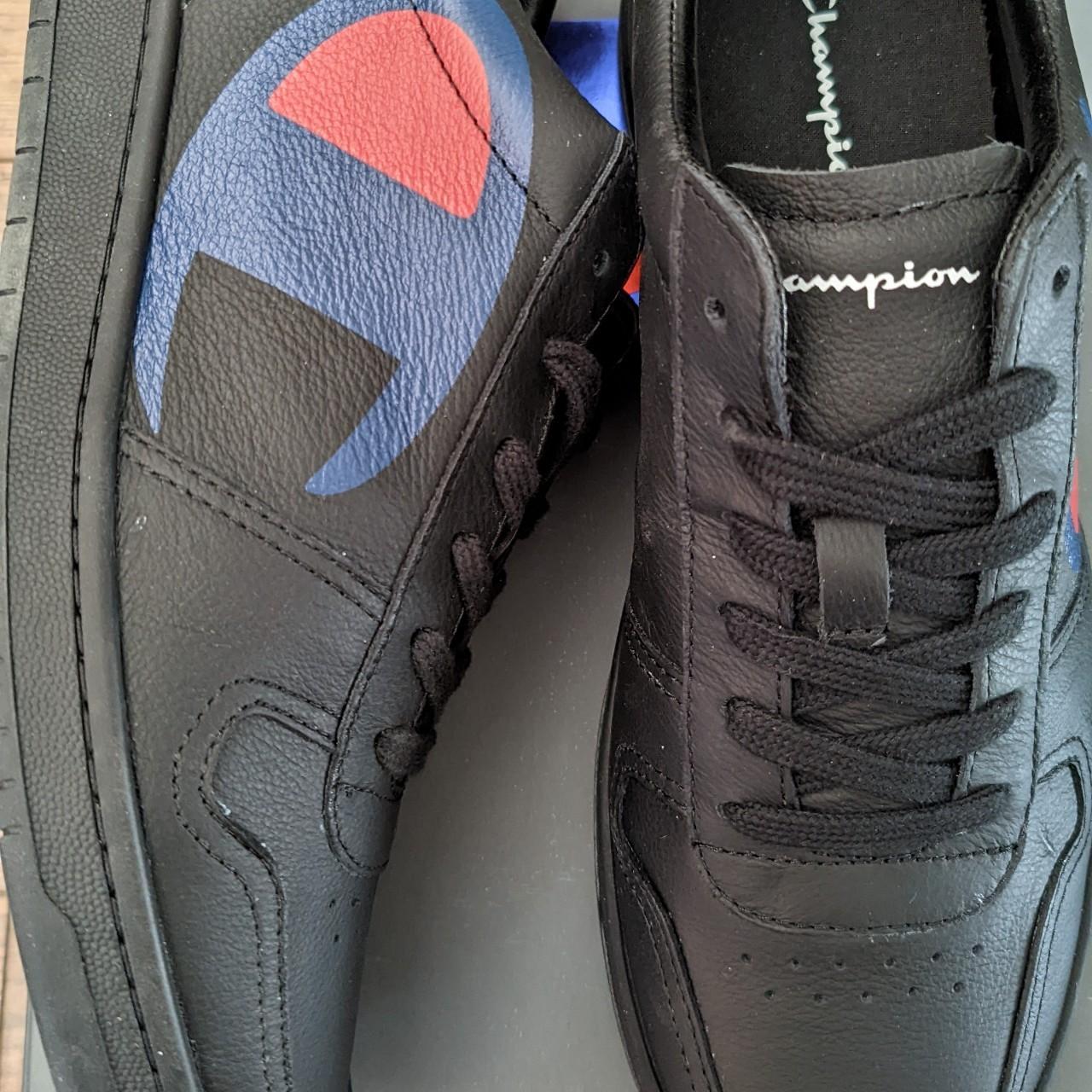 Rare Champion Big C Logo Black Sneakers, size 9 New - Depop