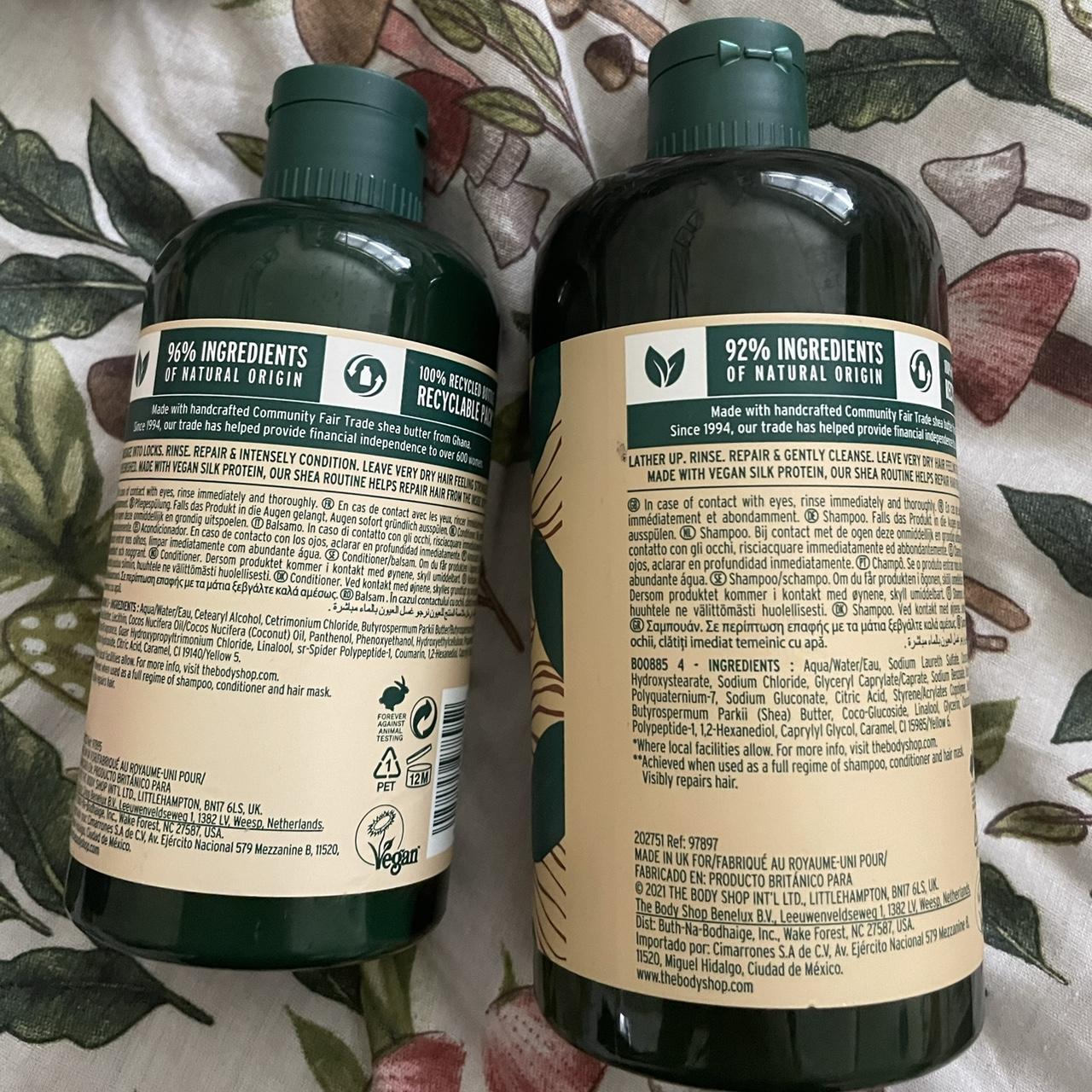 Body Shop Intense Repair Shea butter shampoo... - Depop