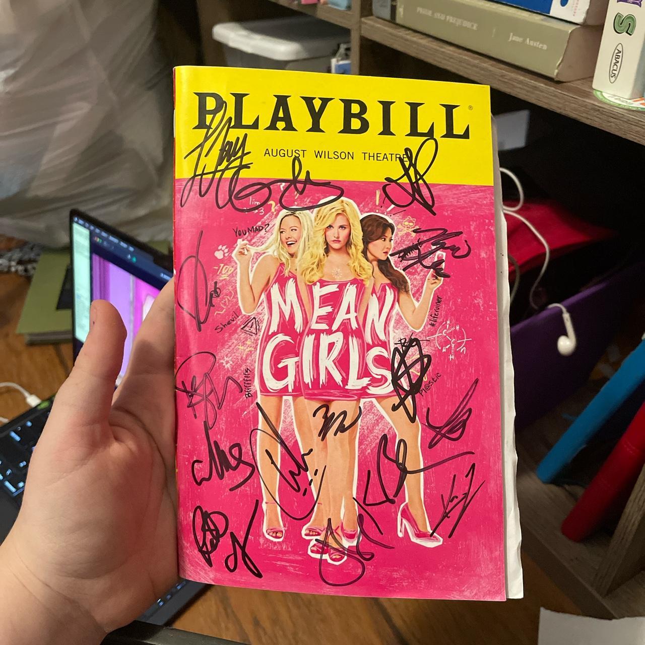 Signed Mean Girls Playbill original cast #broadway... - Depop