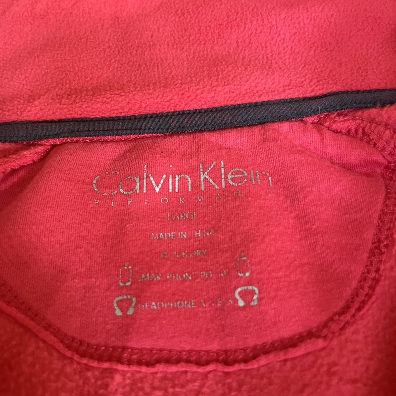 Calvin Klein performance fleece zip up jacket No... - Depop