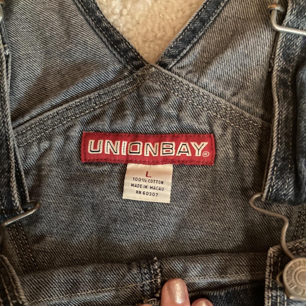 Vintage union bay denim overalls Dark was... - Depop