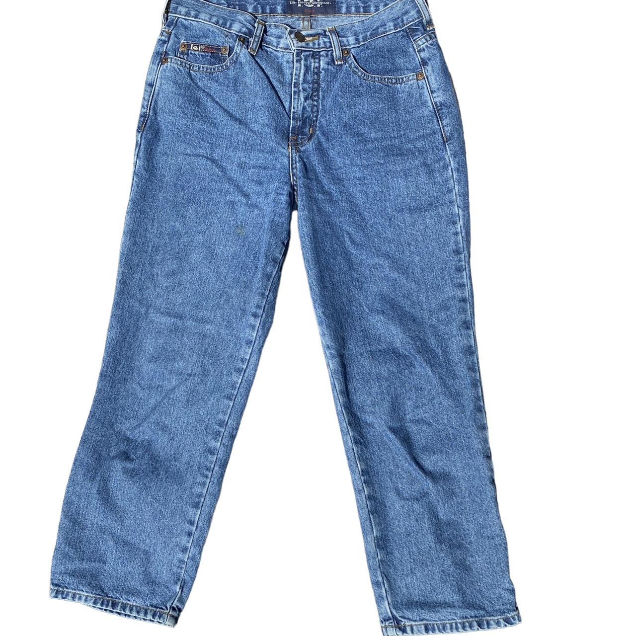2000s LEI brand straight leg ankle jeans Size 5... - Depop