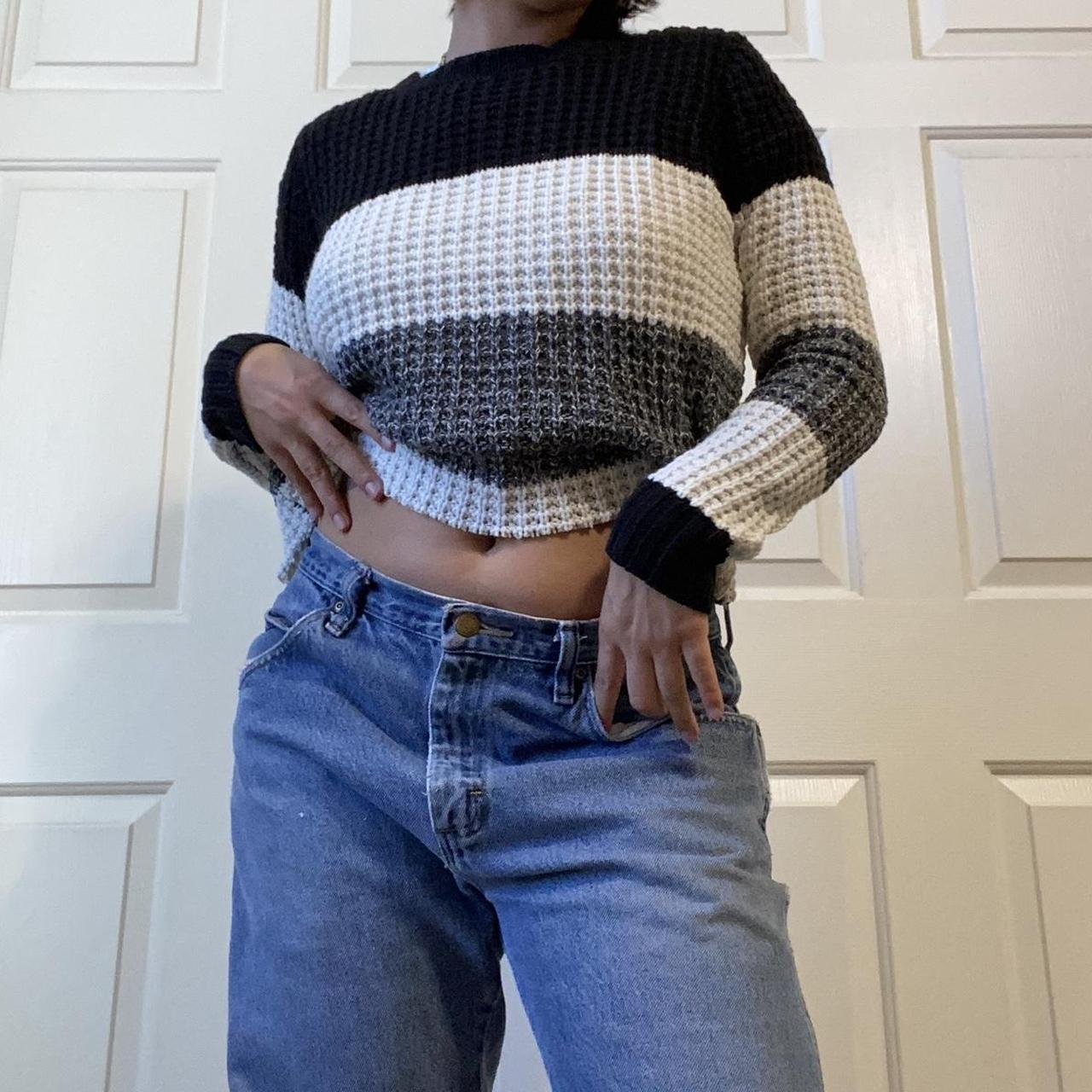 Cute cropped sweater #sweater #winterclothes... - Depop