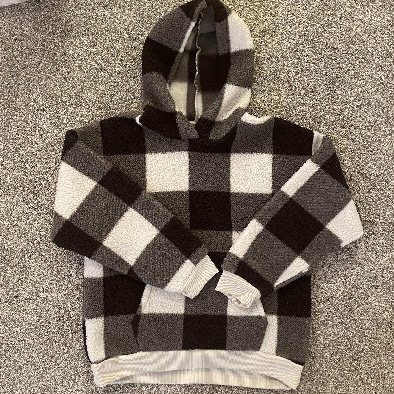 American Eagle sherpa hoodie- size m Great condition | Depop