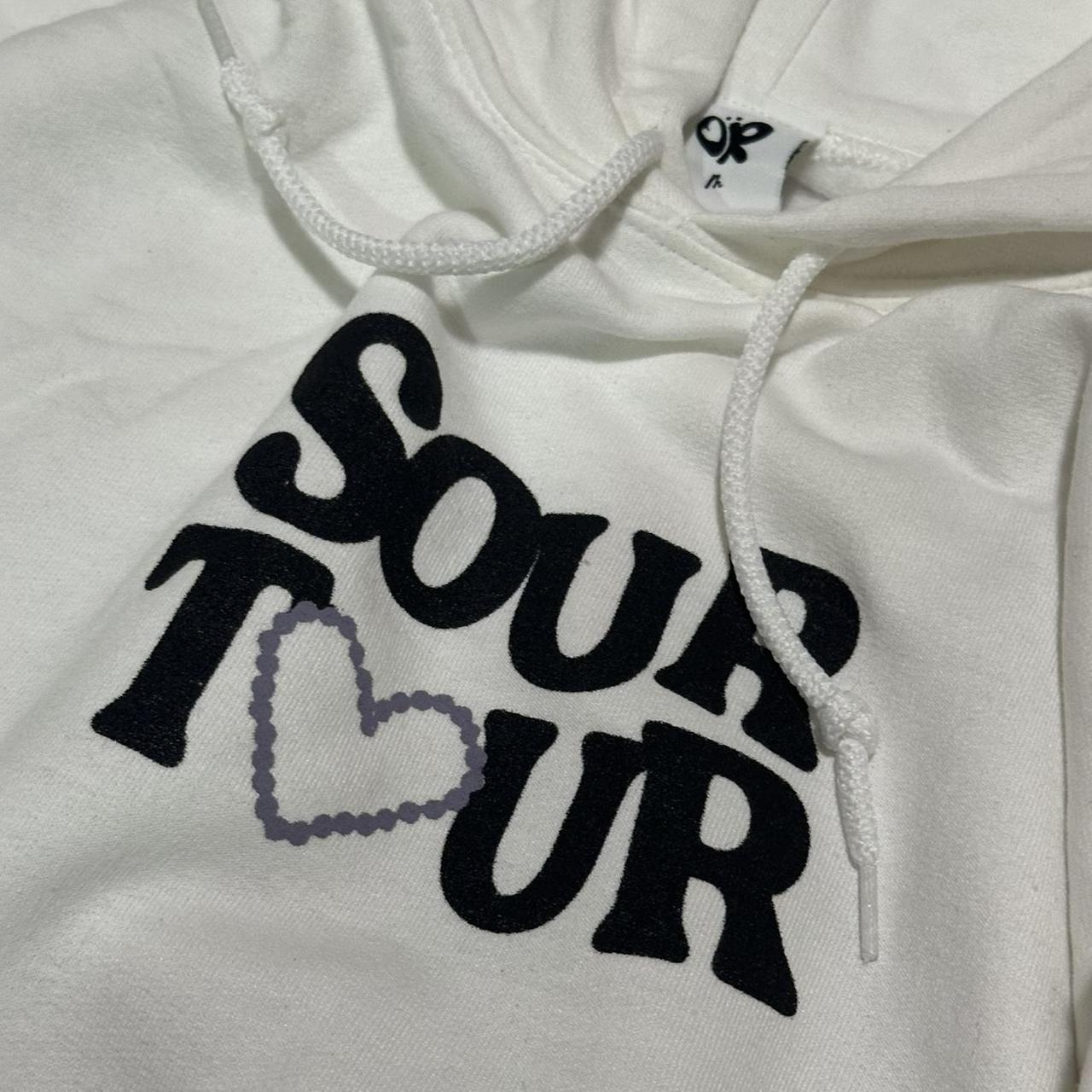 Official Olivia Rodrigo Sour Tour white hoodie brand... - Depop