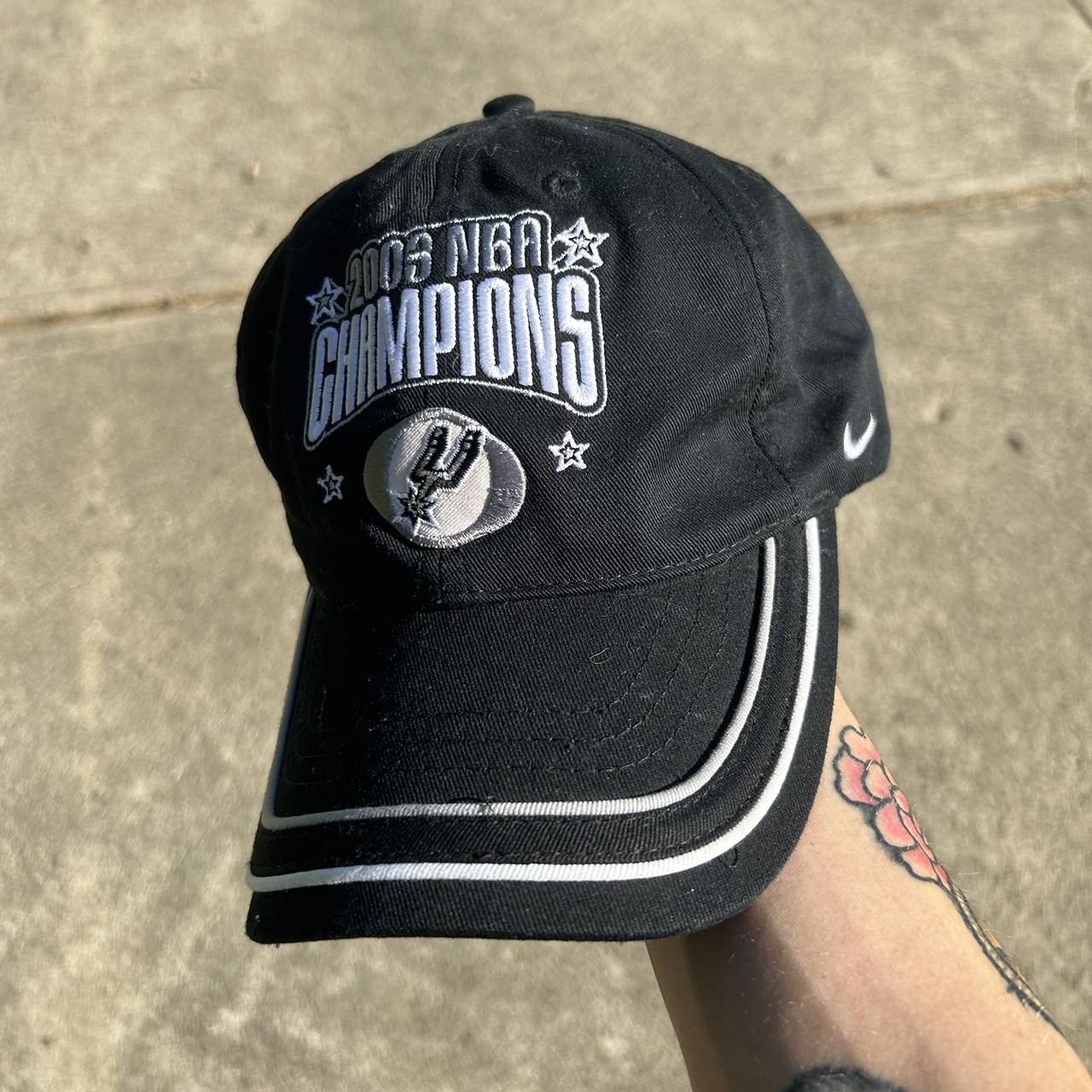 Vintage 2003 Nike San Antonio Spurs Championship Cap... - Depop