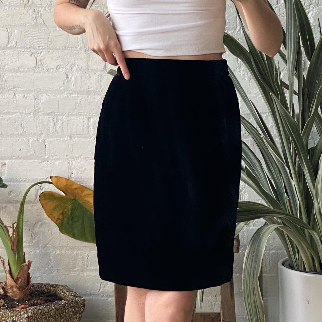 Gianfranco Ferre vintage 90s black velvet mini... - Depop