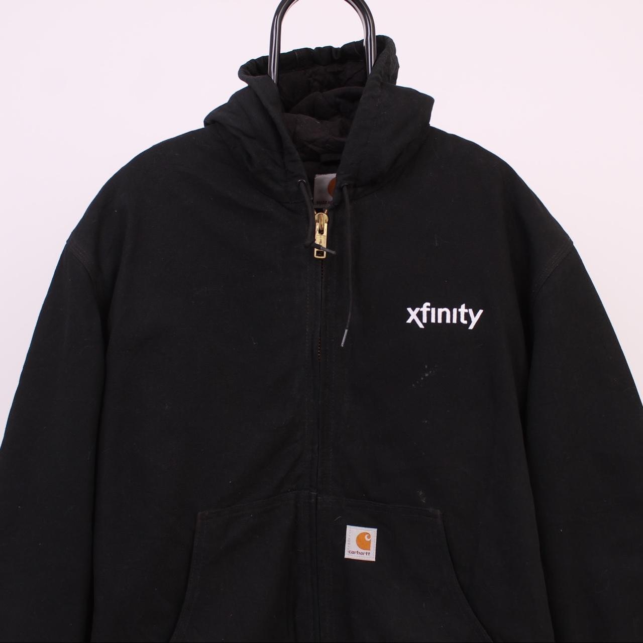 Vintage men’s Carhatt OG active jacket black on... - Depop