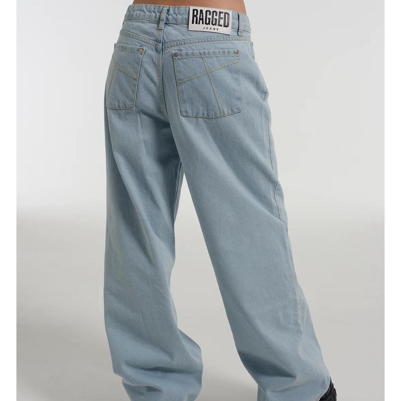 the ragged priest light wash wide leg jeans size 32” - Depop