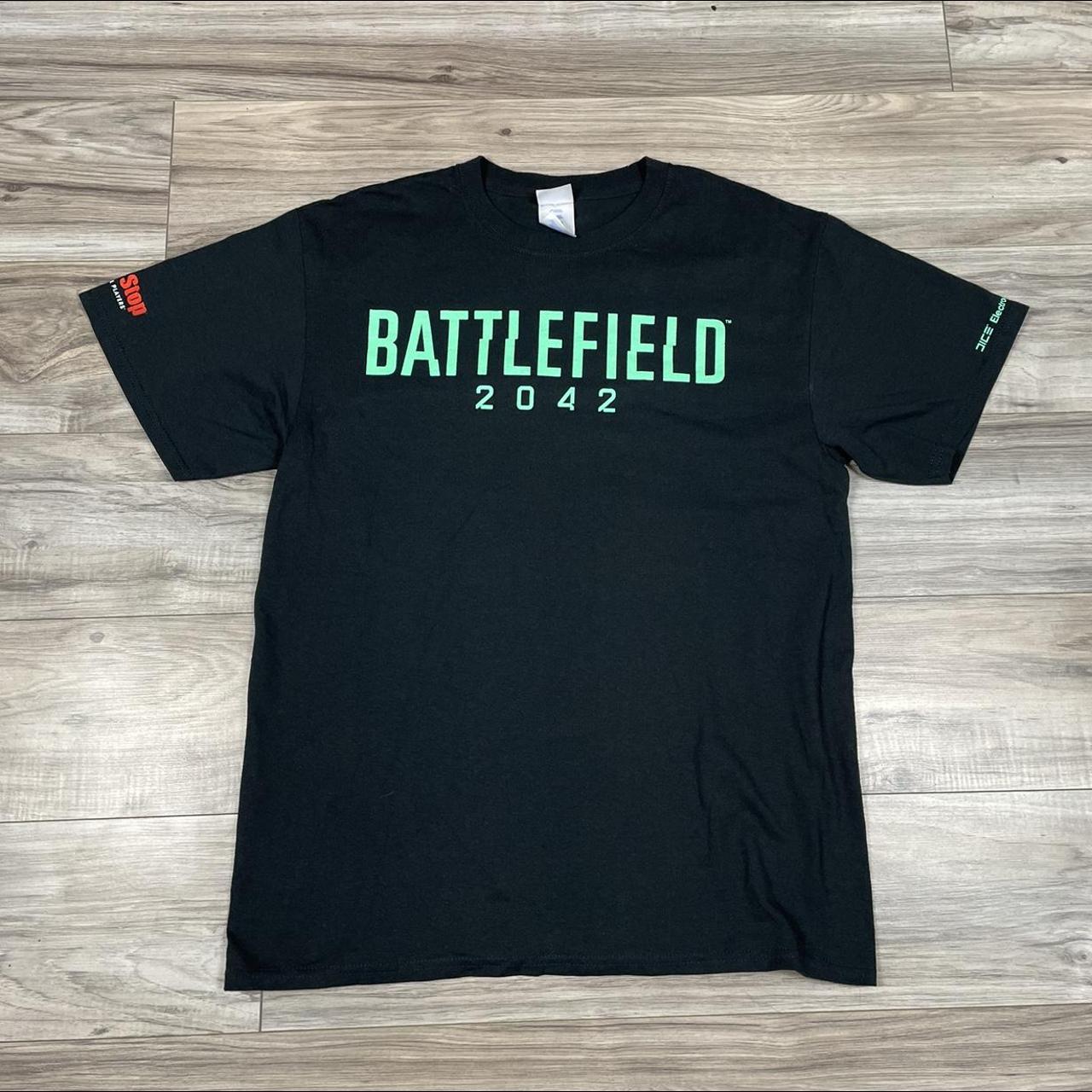 Battlefield 2042 promo GameStop shirt Size... - Depop