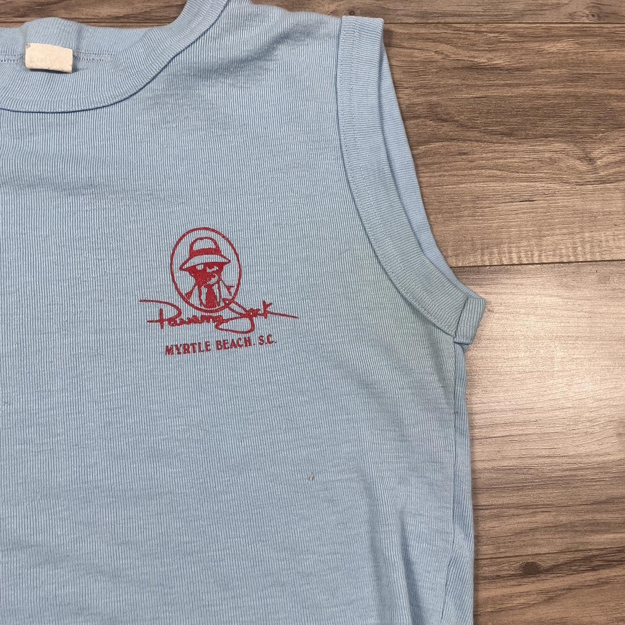 Vintage 80s Panama Jack Myrtle Beach Crop Top... - Depop