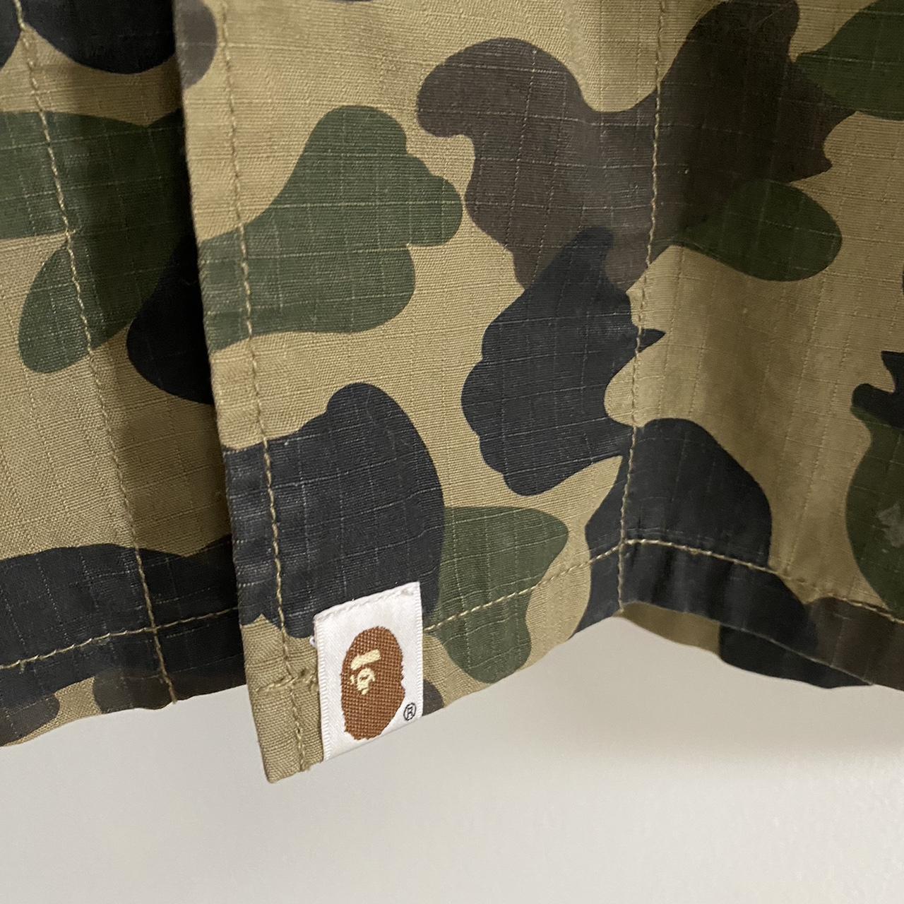 bape army green jacket never really worn forgot i... - Depop