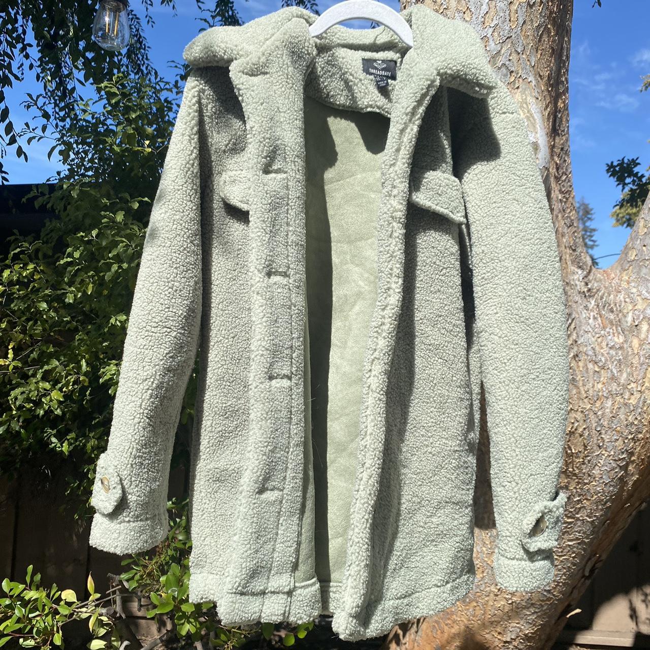 Threadbare green/sage/matcha teddy Sherpa... - Depop