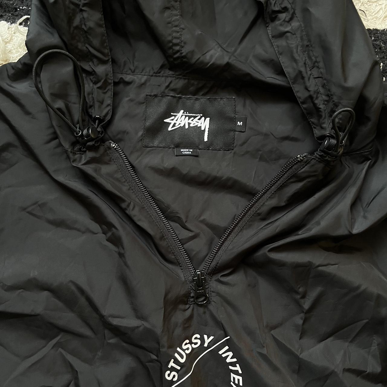 Stüssy Stussy Black Rain Anorak Windbreaker... - Depop