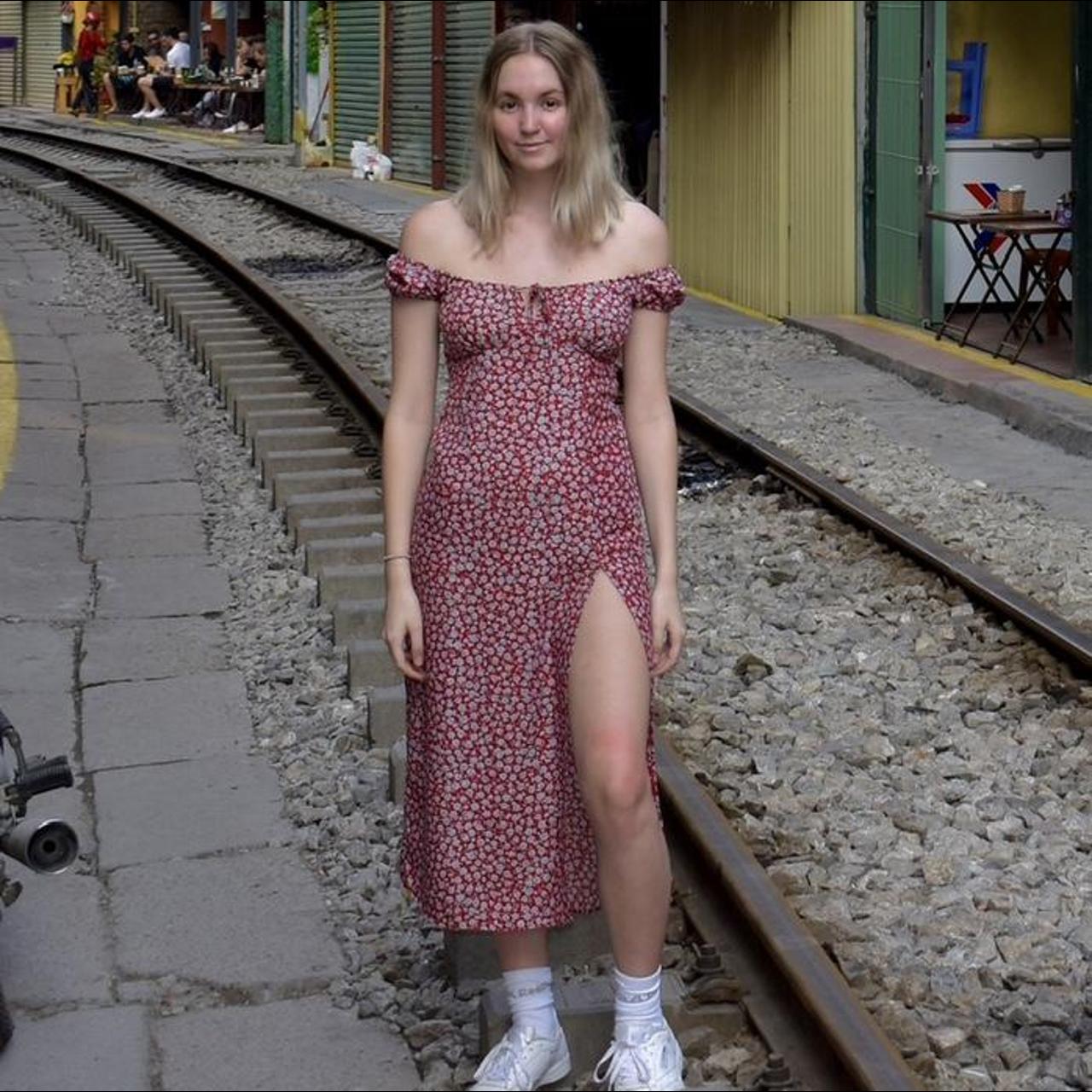 Motel Women's Dress | Depop