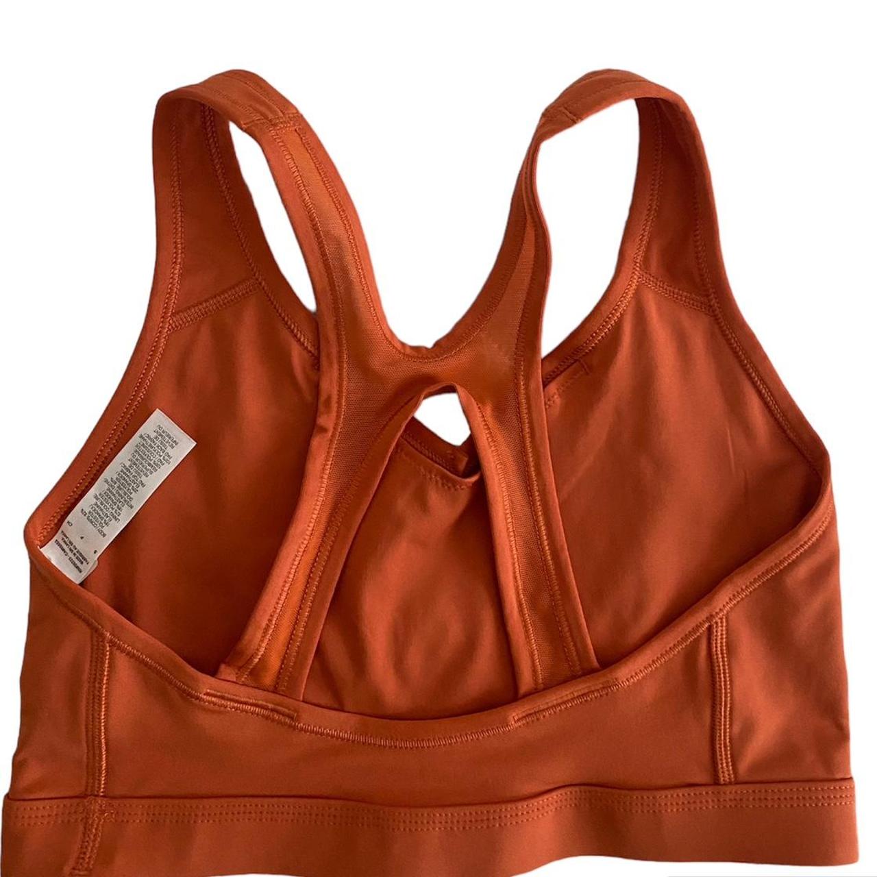 orange nike sports bra 🧡 • size: small • only worn... - Depop