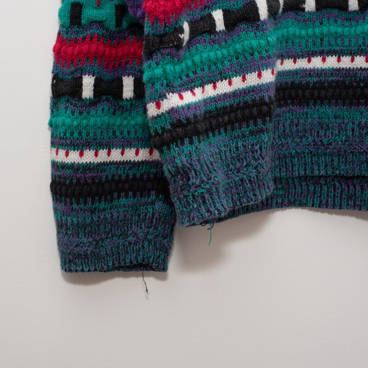 Vintage 90s Concrete Mix 3D Textured Geometric... - Depop