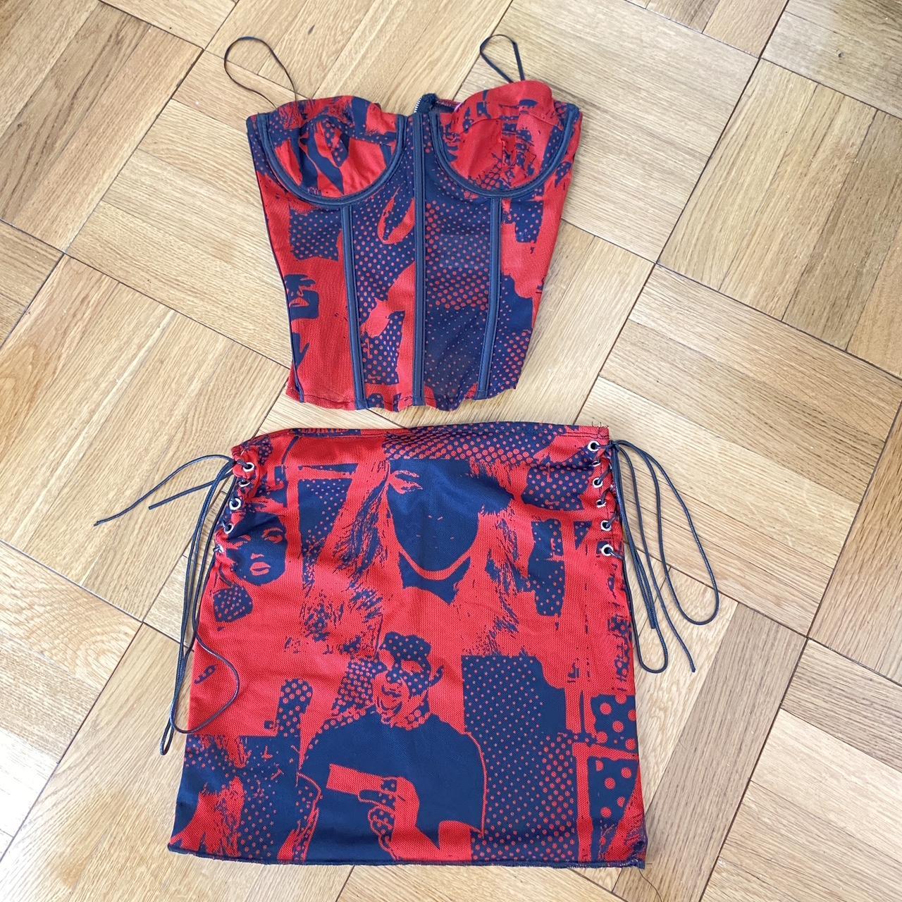 Edikted Tati skirt set Brand new, never worn Size xxs - Depop