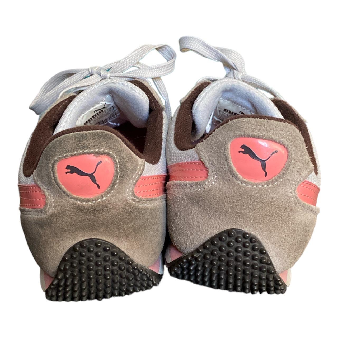 Puma Women's Tan and Pink Trainers | Depop