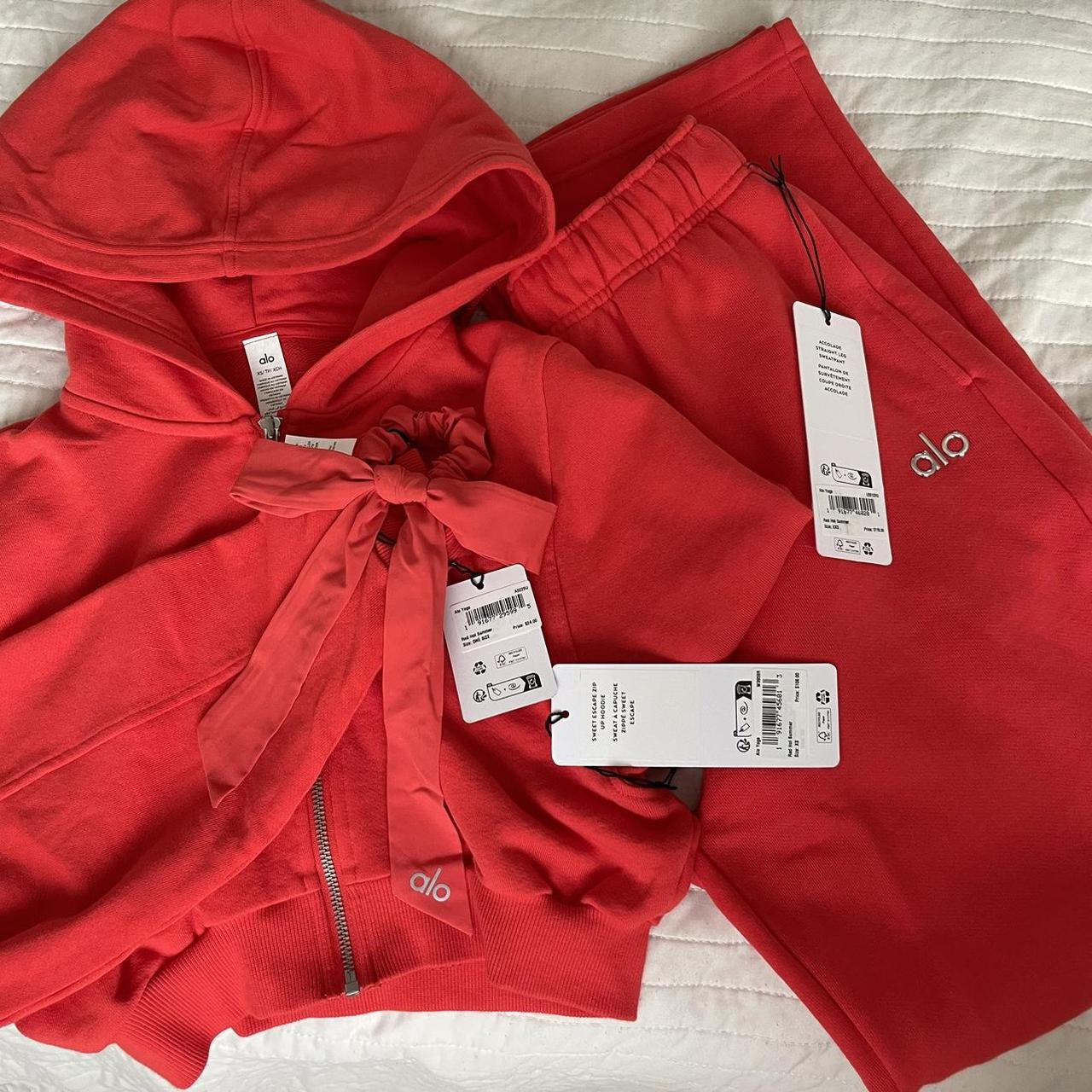 Alo Yoga set ★ Red Hot Summer ★ sold out new 2024... - Depop