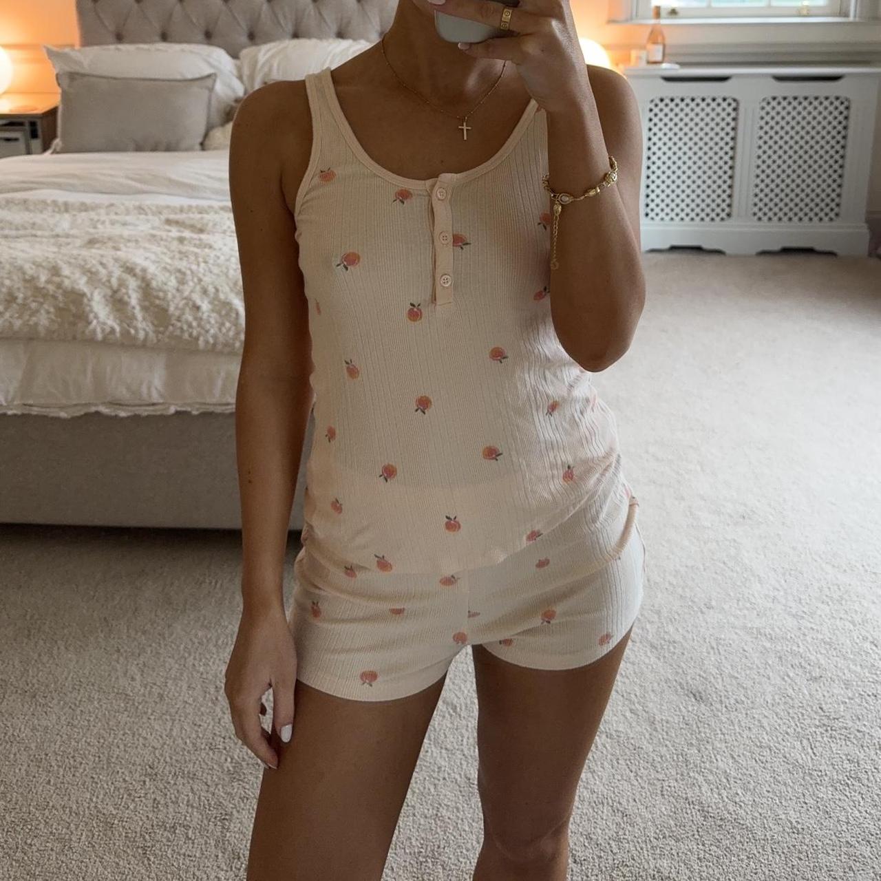 H&M peach pyjamas - Depop