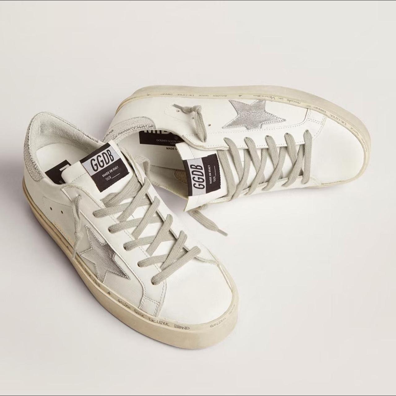 Authentic Golden Goose: Women's Hi Star with star... - Depop