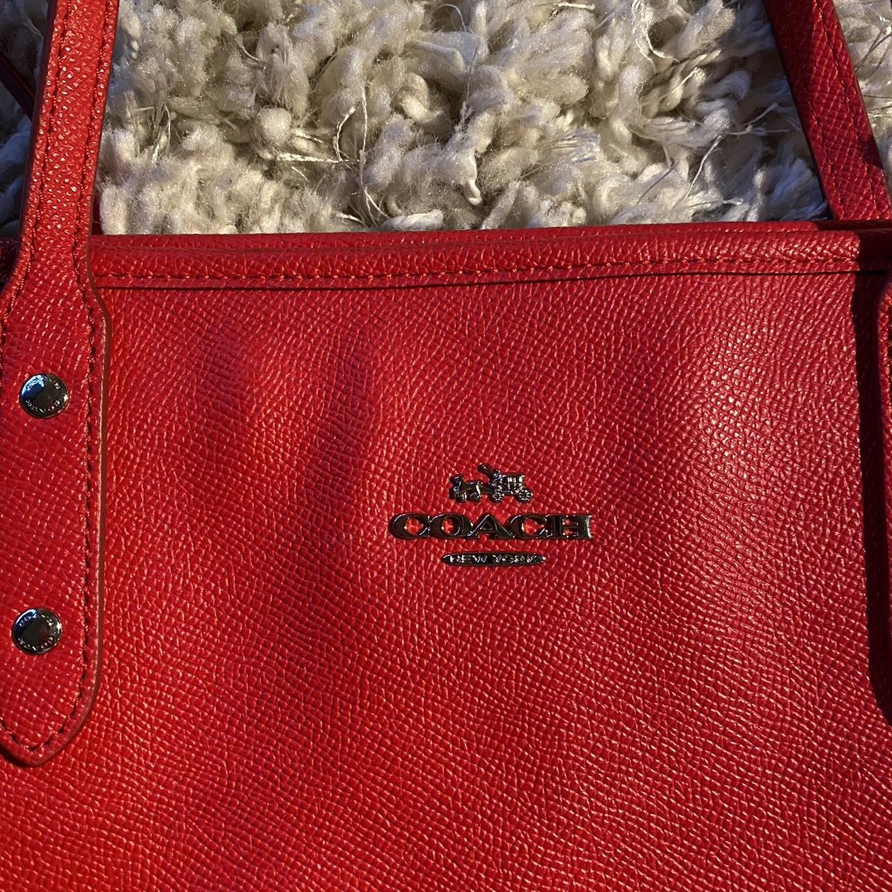 Coach Red Bag | Depop