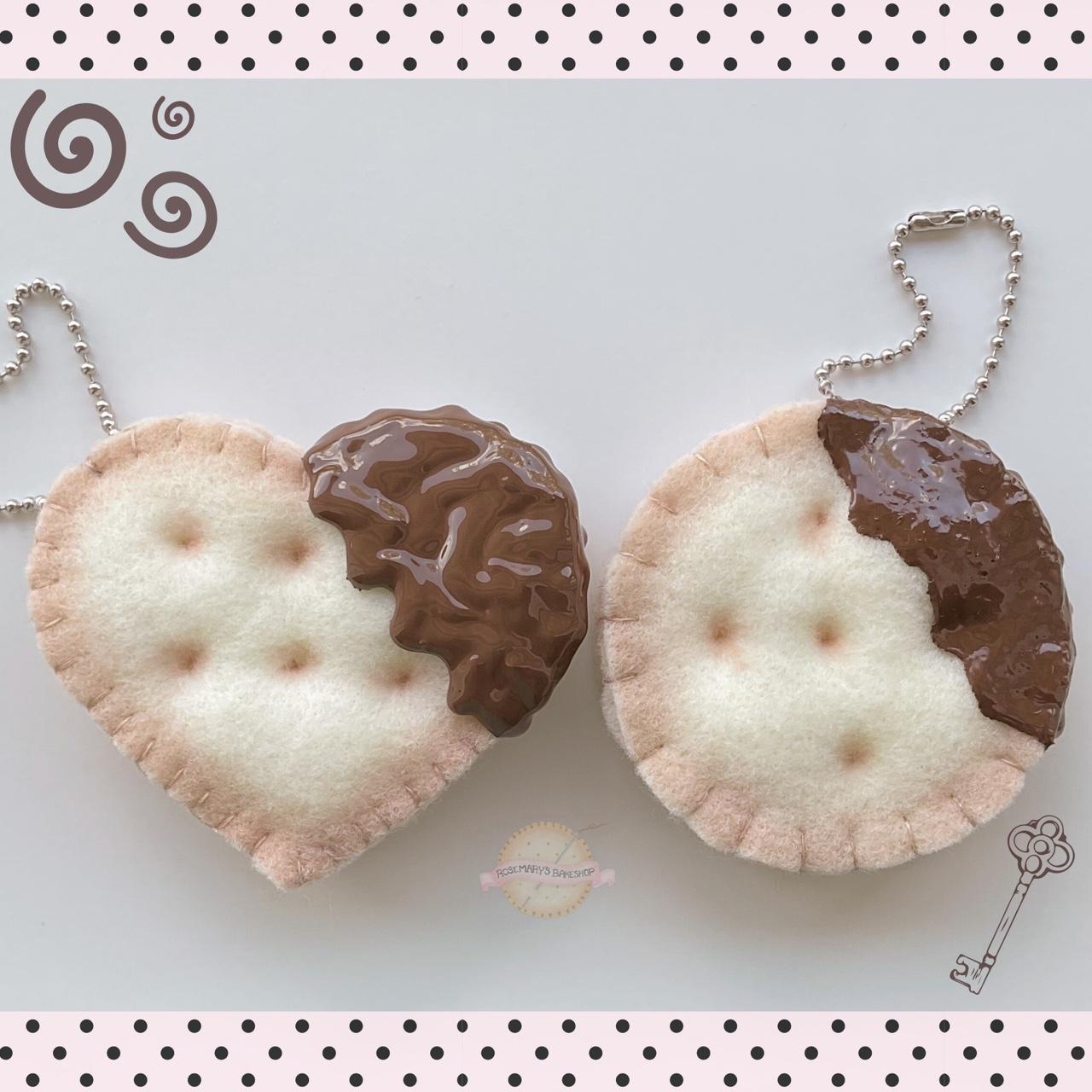 Chocolate dipped keychains 🍪🗝️ Each $27 USD (not... | Depop