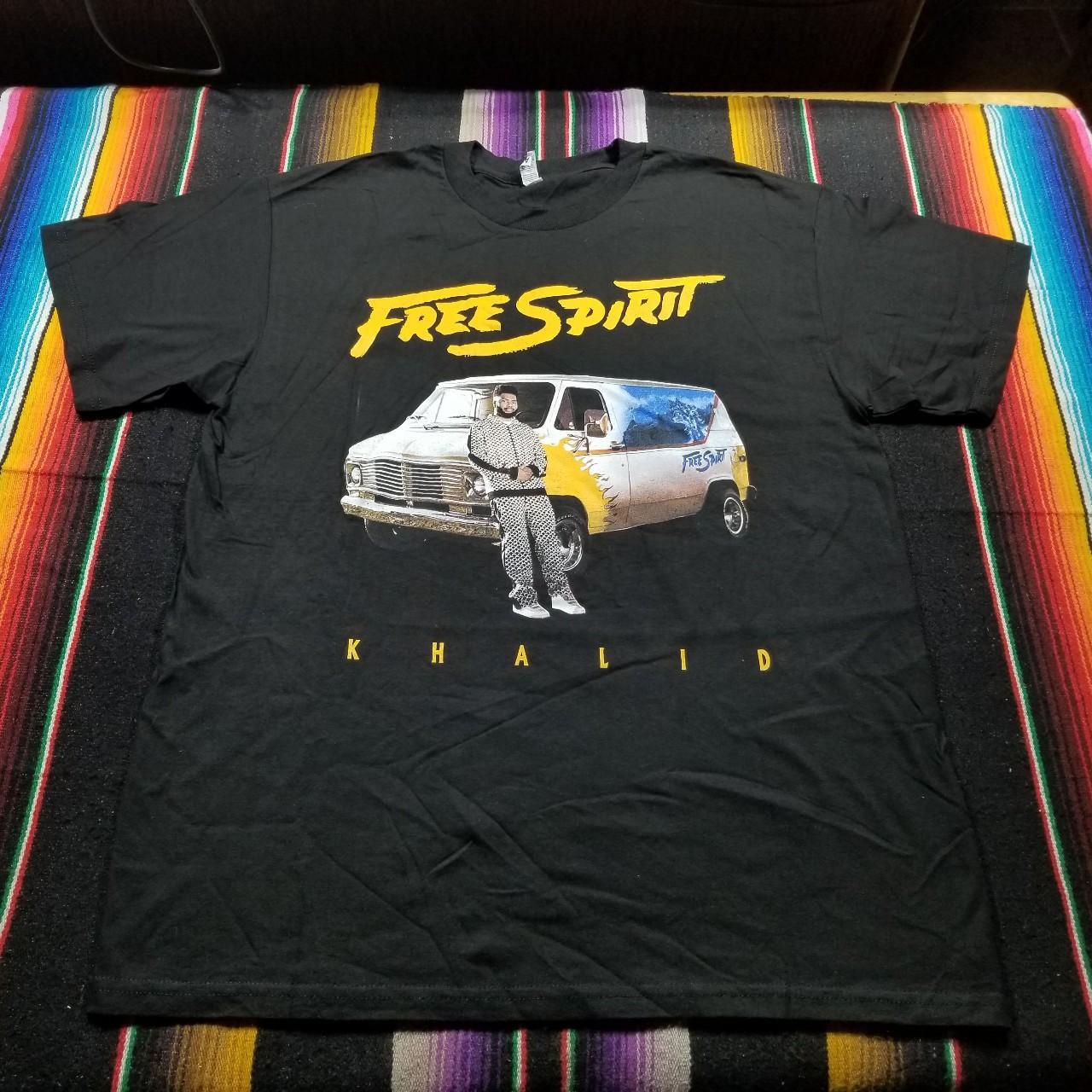 Khalid Free Spirit 2019 Tour T-Shirt Size Large... - Depop