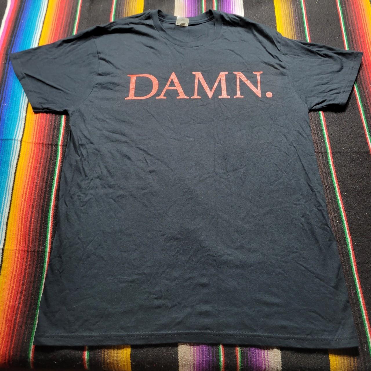 Kendrick Lamar DAMN. T-Shirt Size Large 21x30.5 #R6 - Depop