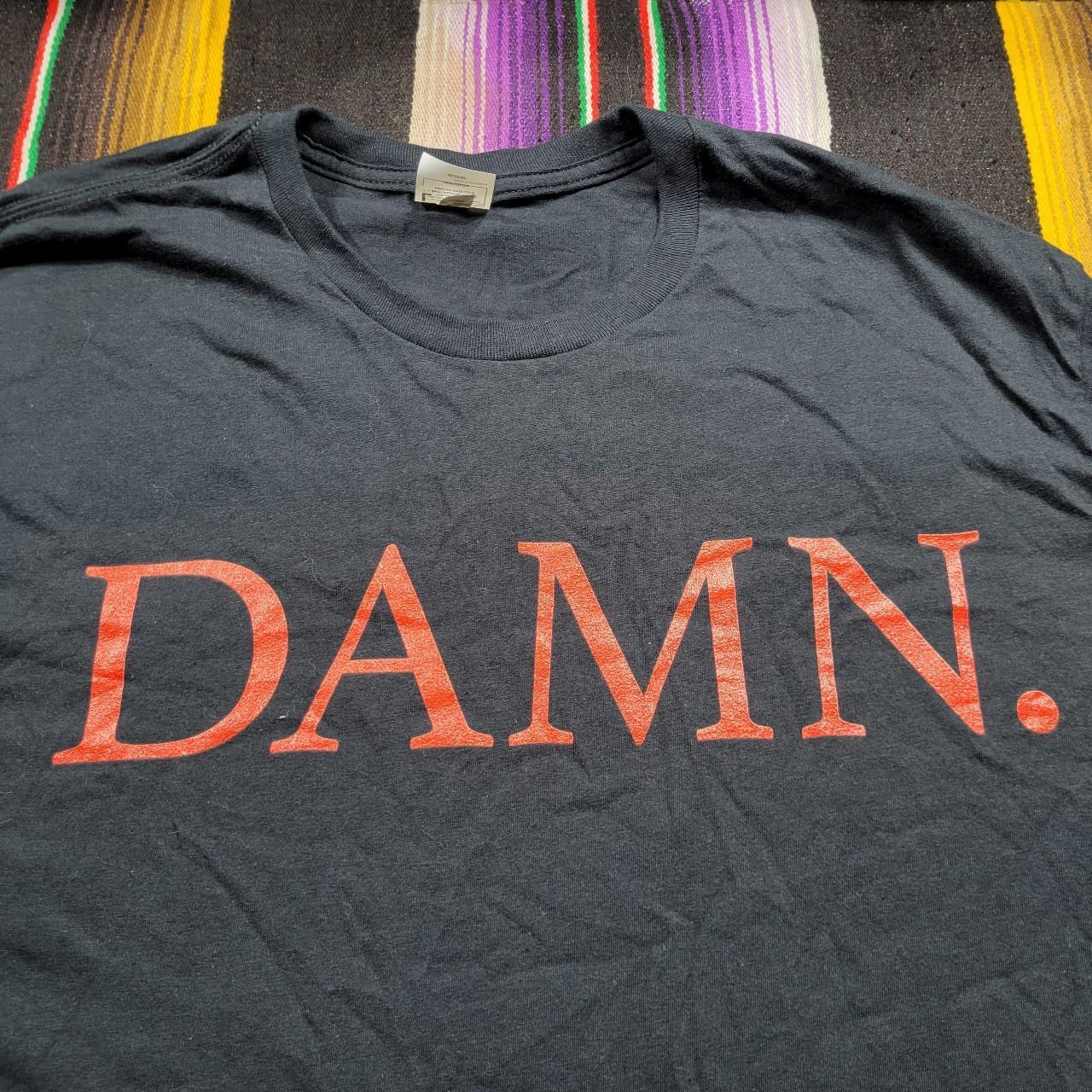 Kendrick Lamar DAMN. T-Shirt Size Large 21x30.5 #R6 - Depop