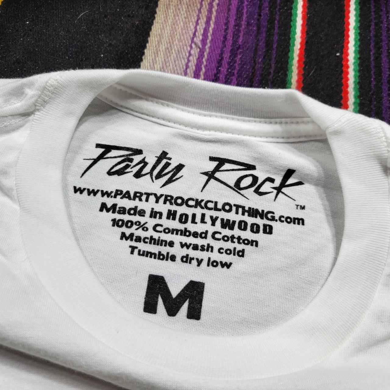 LMFAO Party Rock Clothing Sexy And I Know It T-Shirt... - Depop