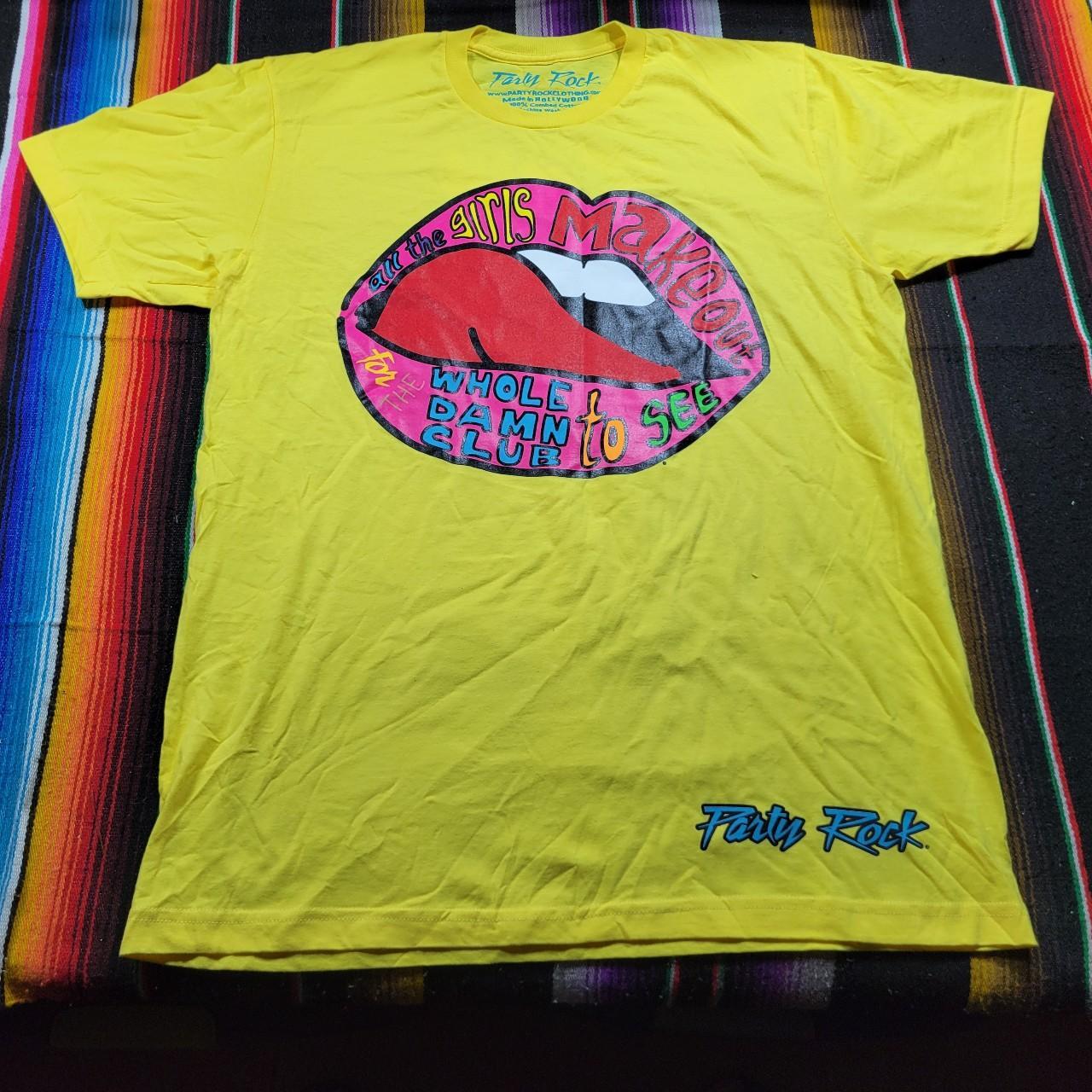 LMFAO Party Rock Clothing T-Shirt Size Large 21x30... - Depop