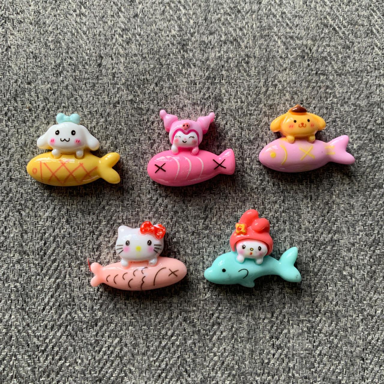 Set of Sanrio DIY resin charms - marine sea... - Depop