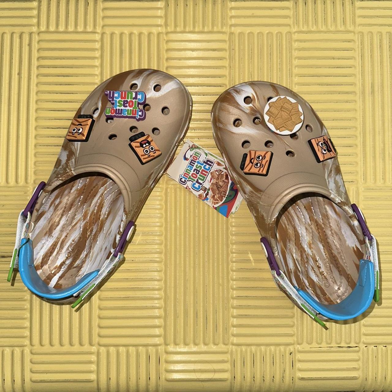 Cinnamon Toast Crunch Crocs never worn!! I love... | Depop