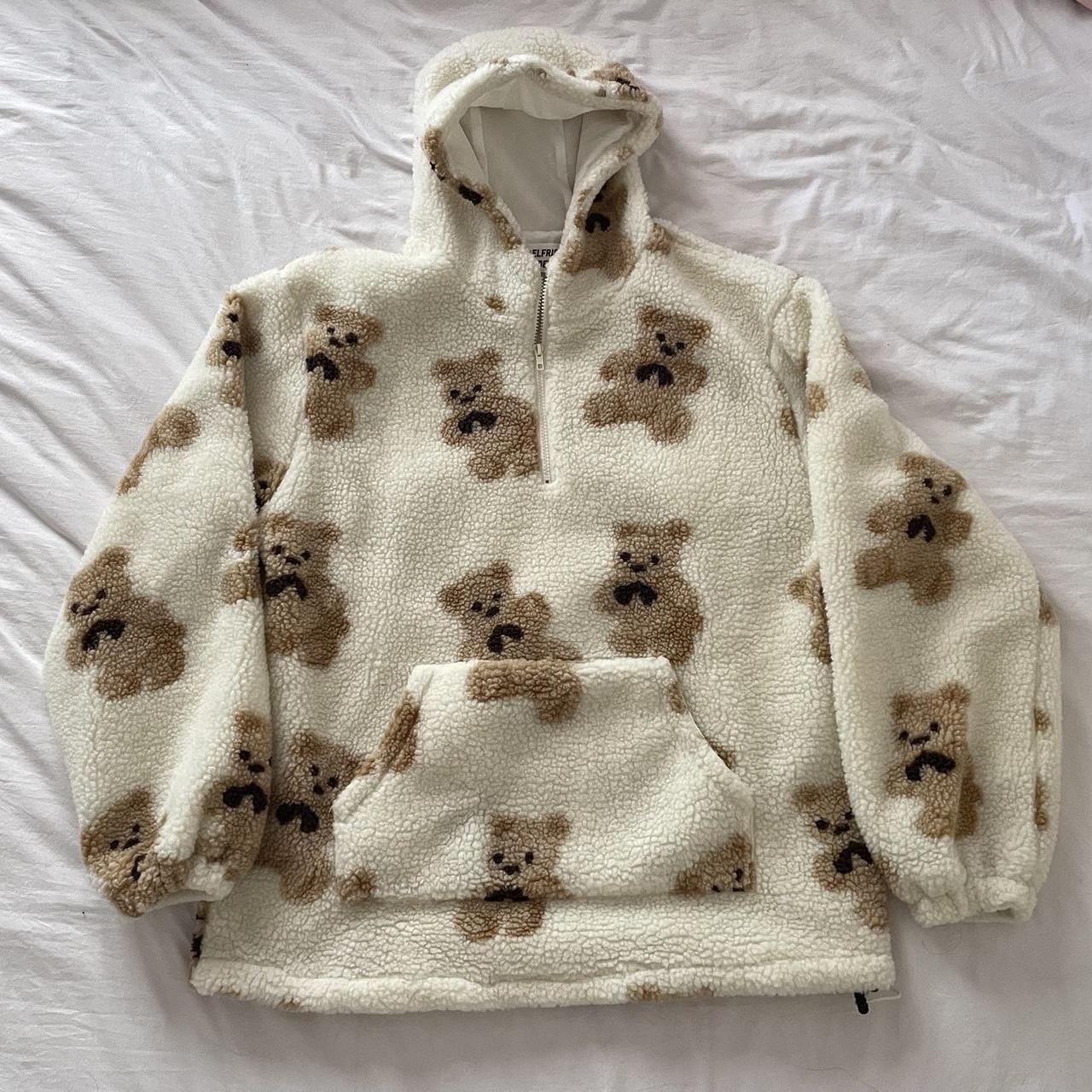 Teddy bear jacket from Aelfric Eden! Cozy material... - Depop