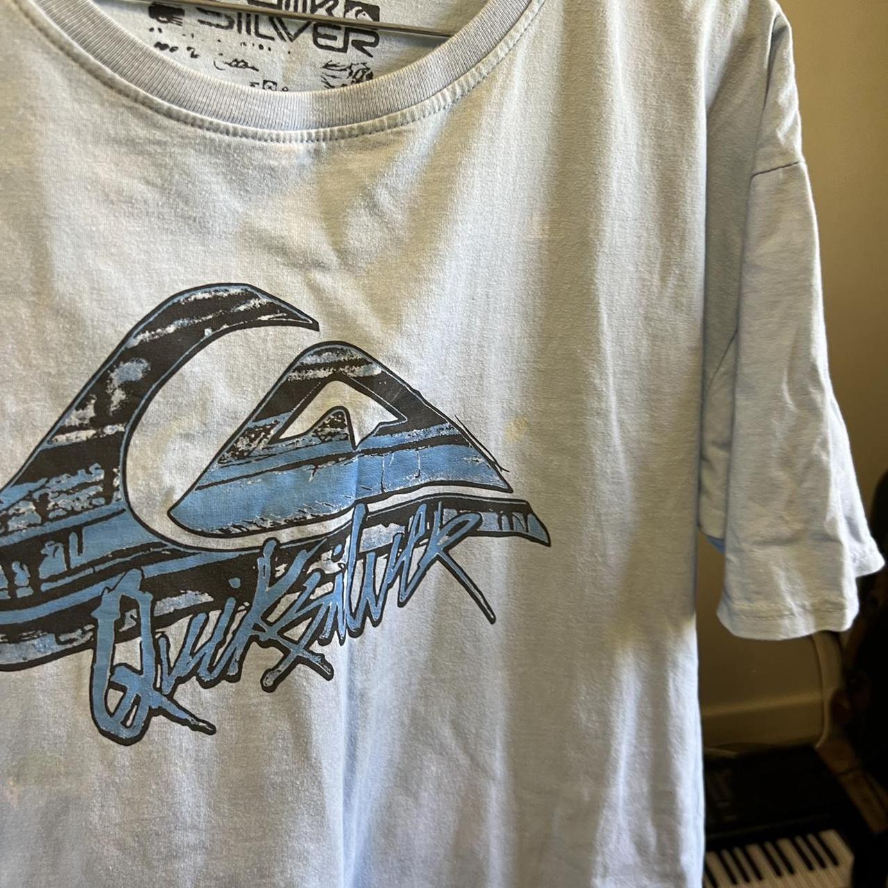 boxy quicksilver tee staines as shown fits l/xl - Depop