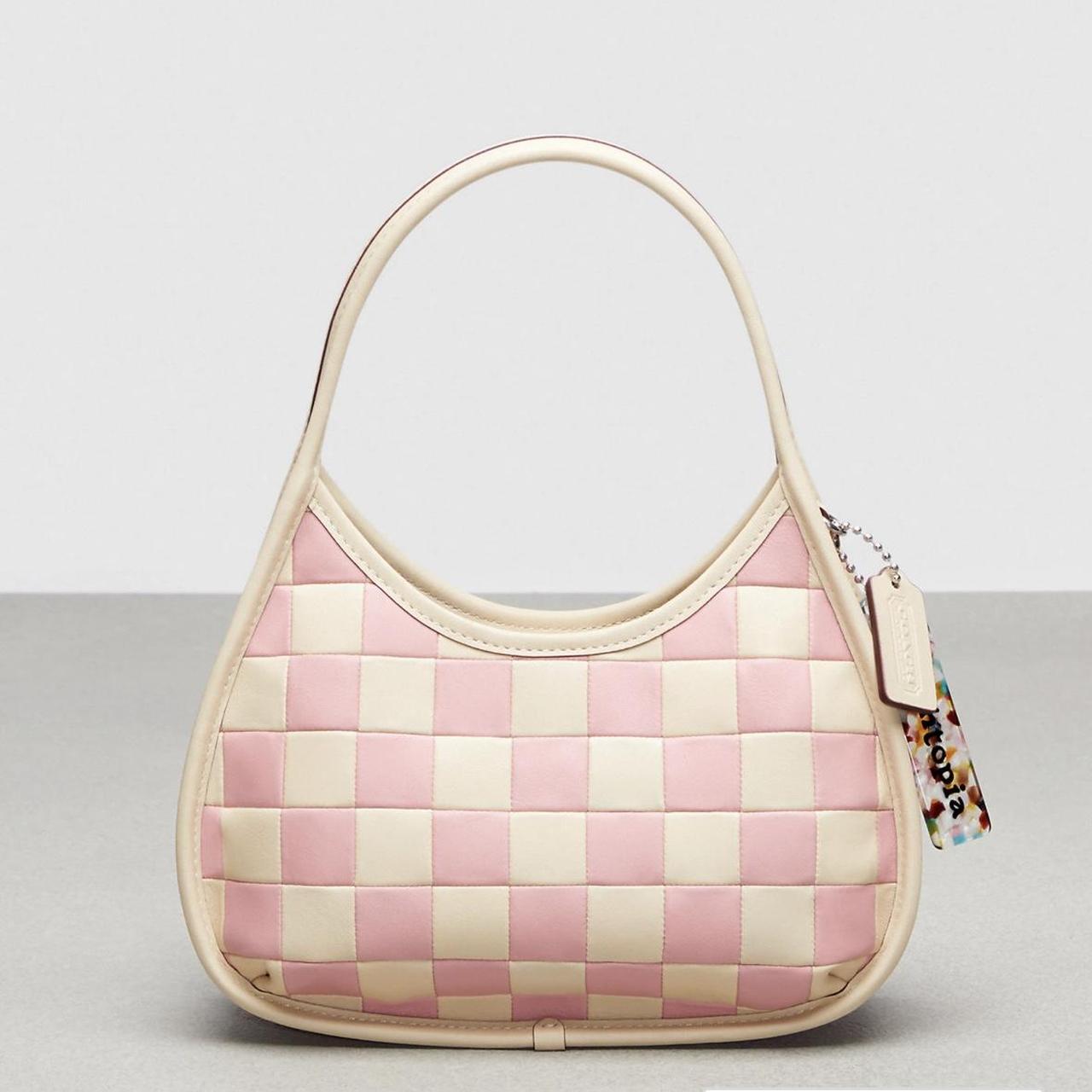 Coachtopia Ergo Bag Light pink checkered pattern.... - Depop