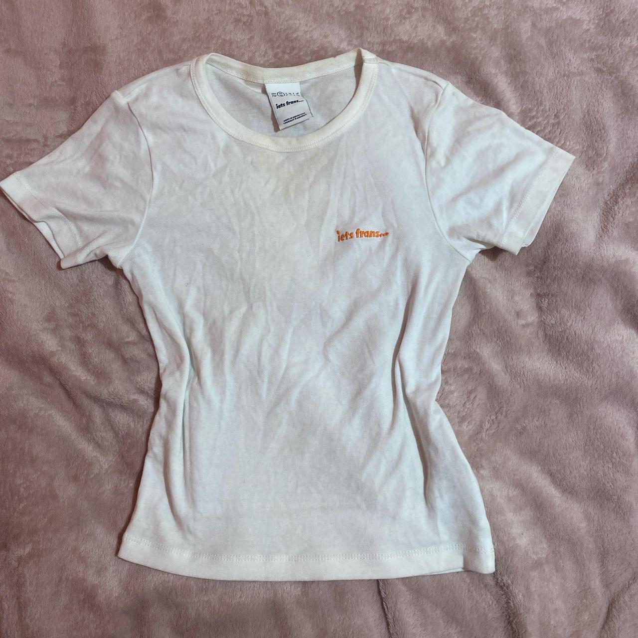 Selling for cheep as some tan staining on front and... | Depop