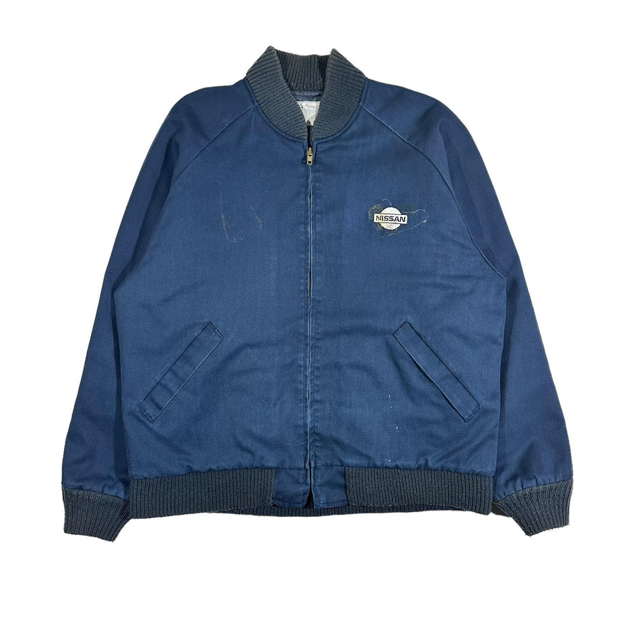 Vintage 80s Nissan Work Wear Corporation Mechanic... - Depop