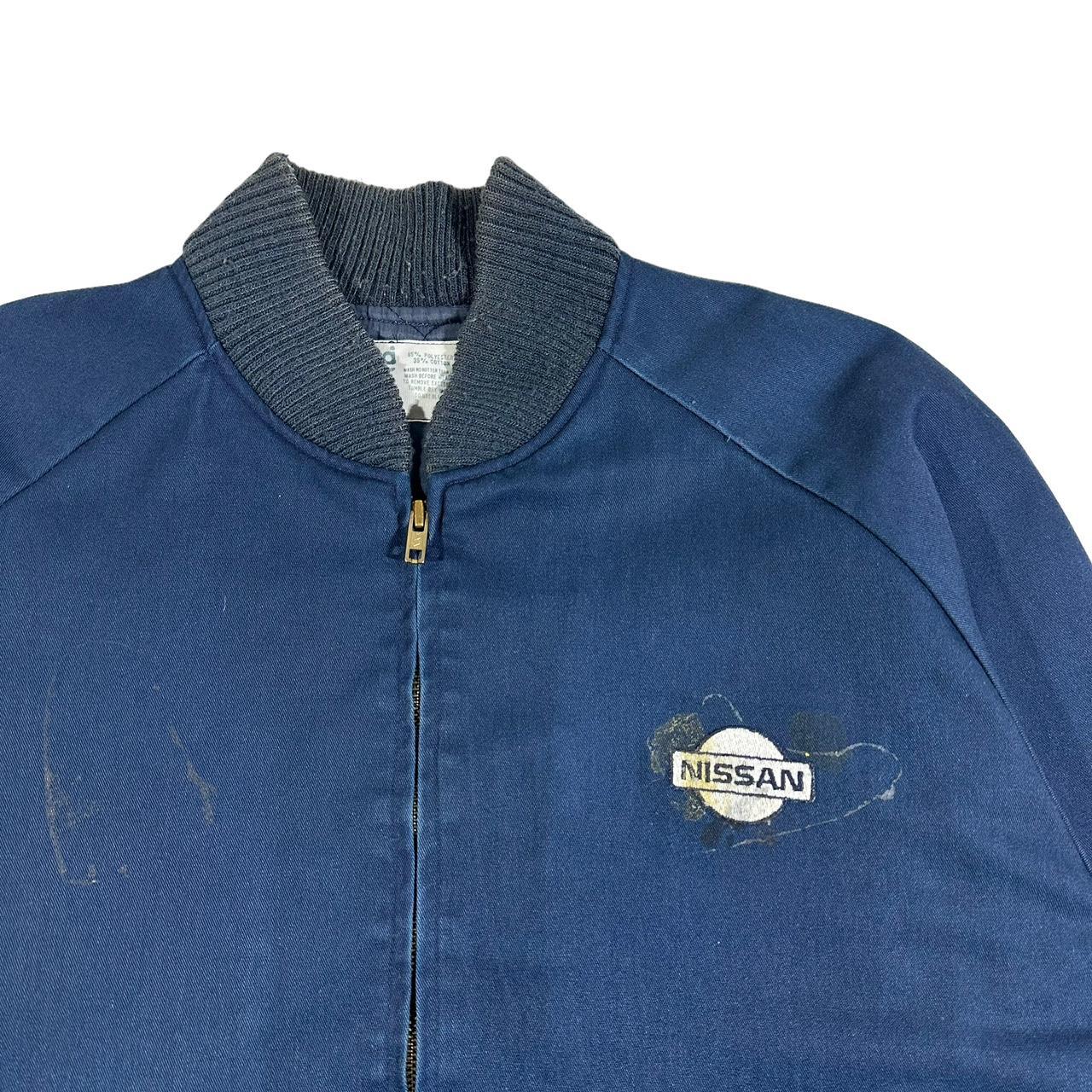Vintage 80s Nissan Work Wear Corporation Mechanic... - Depop