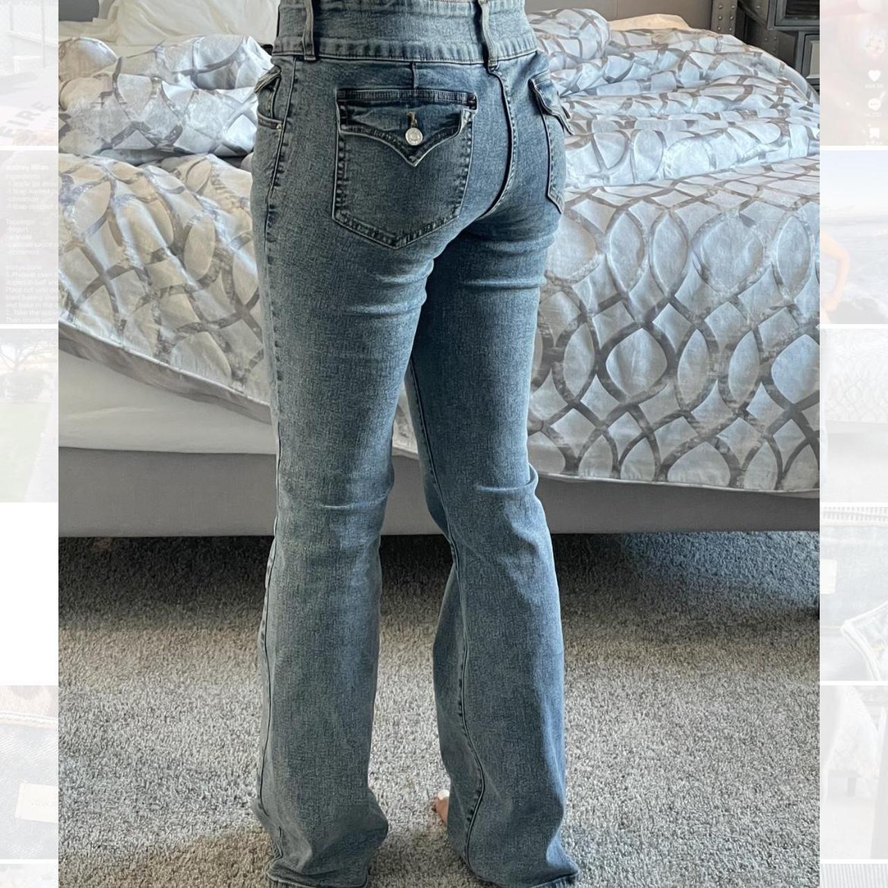 pacsun bootcut stretchy jeans 🦋 size 28 (fits sizes... - Depop